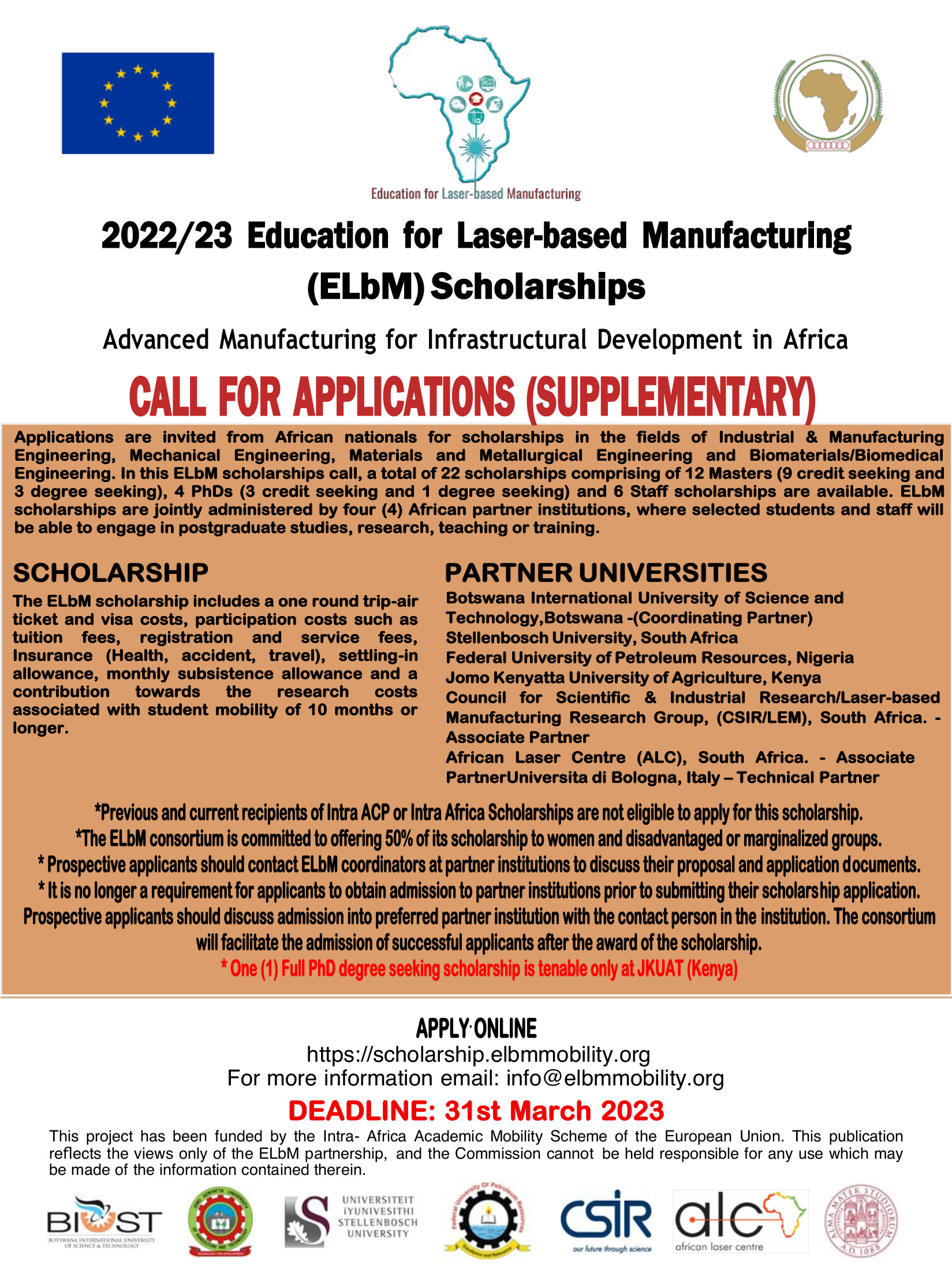 ELbM - Education for Laser-based Manufacturing